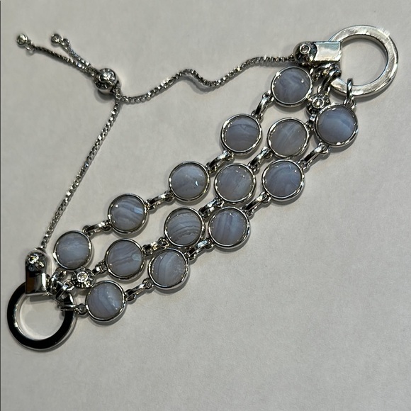henri bendel | Jewelry | Henri Bendel Elegant Silver And Blue Gemstone ...